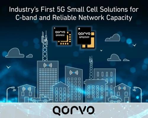 Qorvo® 面向 5G 小型蜂窝基站推出业界首款 C 频段 BAW 带通滤波器和开关/ LNA 模块 - 与非网