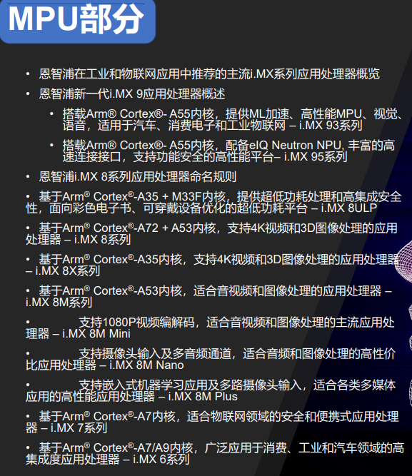 《NXP 全系列MCU+MPU选型手册》- 2023版_与非专题 - 与非网